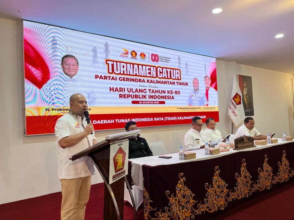 Meriahkan HUT ke-80 RI, PD Tidar Gerindra Kaltim Gelar Turnamen Catur ...